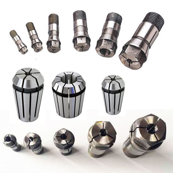 Collet kẹp mũi khoan, mũi taro trên đầu khoan nhiều mũi